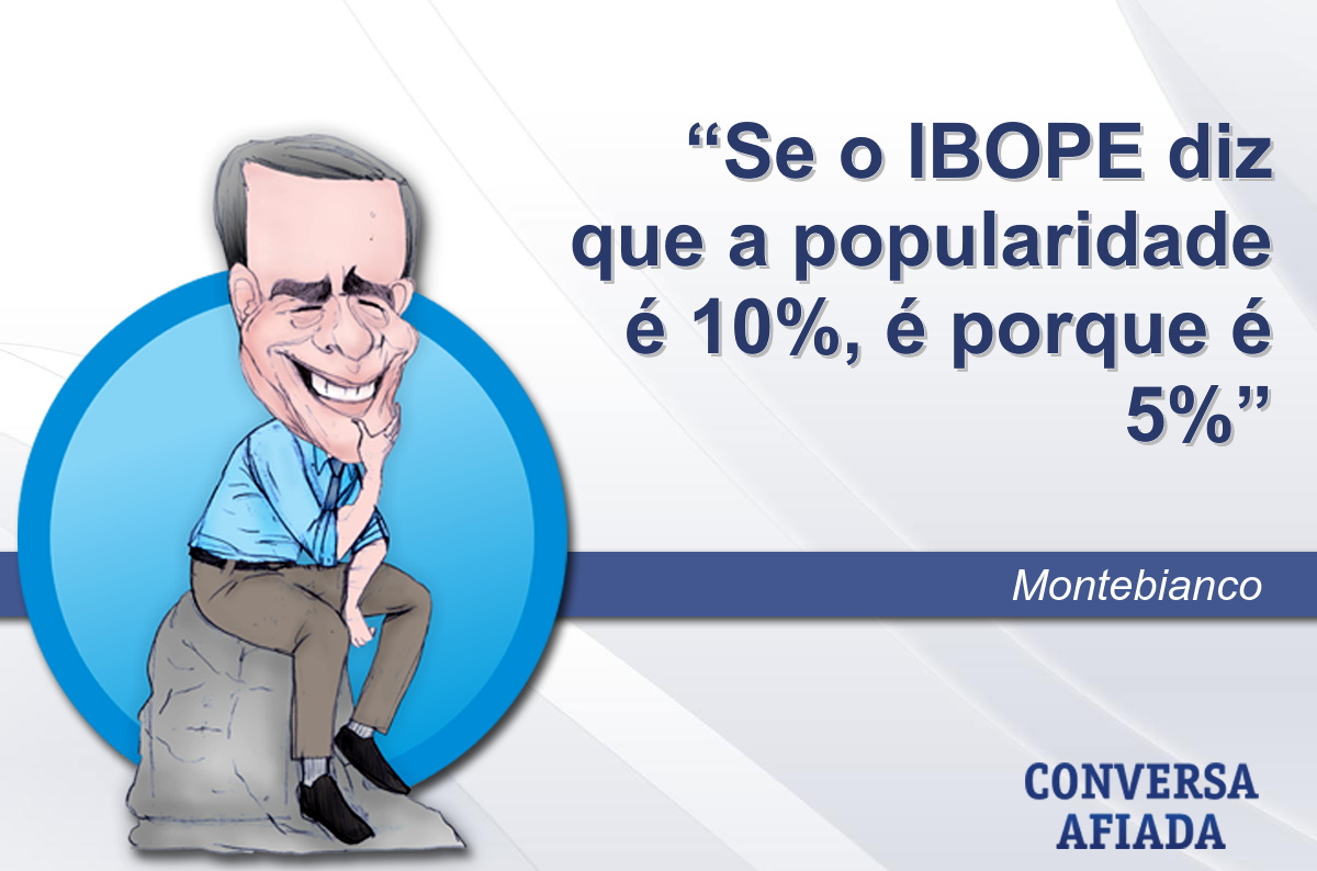 Se o IBOPE diz que a popularidade é 10%, é porque é 5% — Conversa Afiada