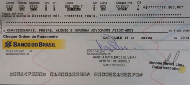 Como Preencher Cheque Banco Do Brasil | Images and Photos finder