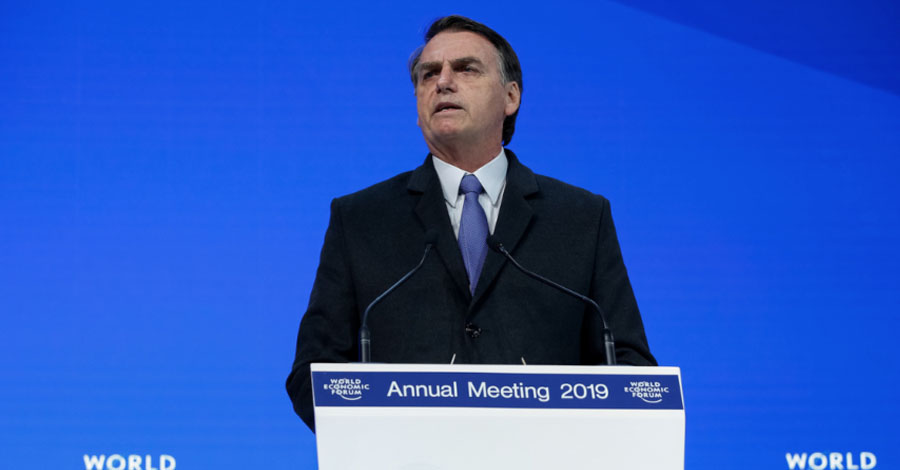 Agora é oficial: Bolsonaro foge de Davos — Conversa Afiada